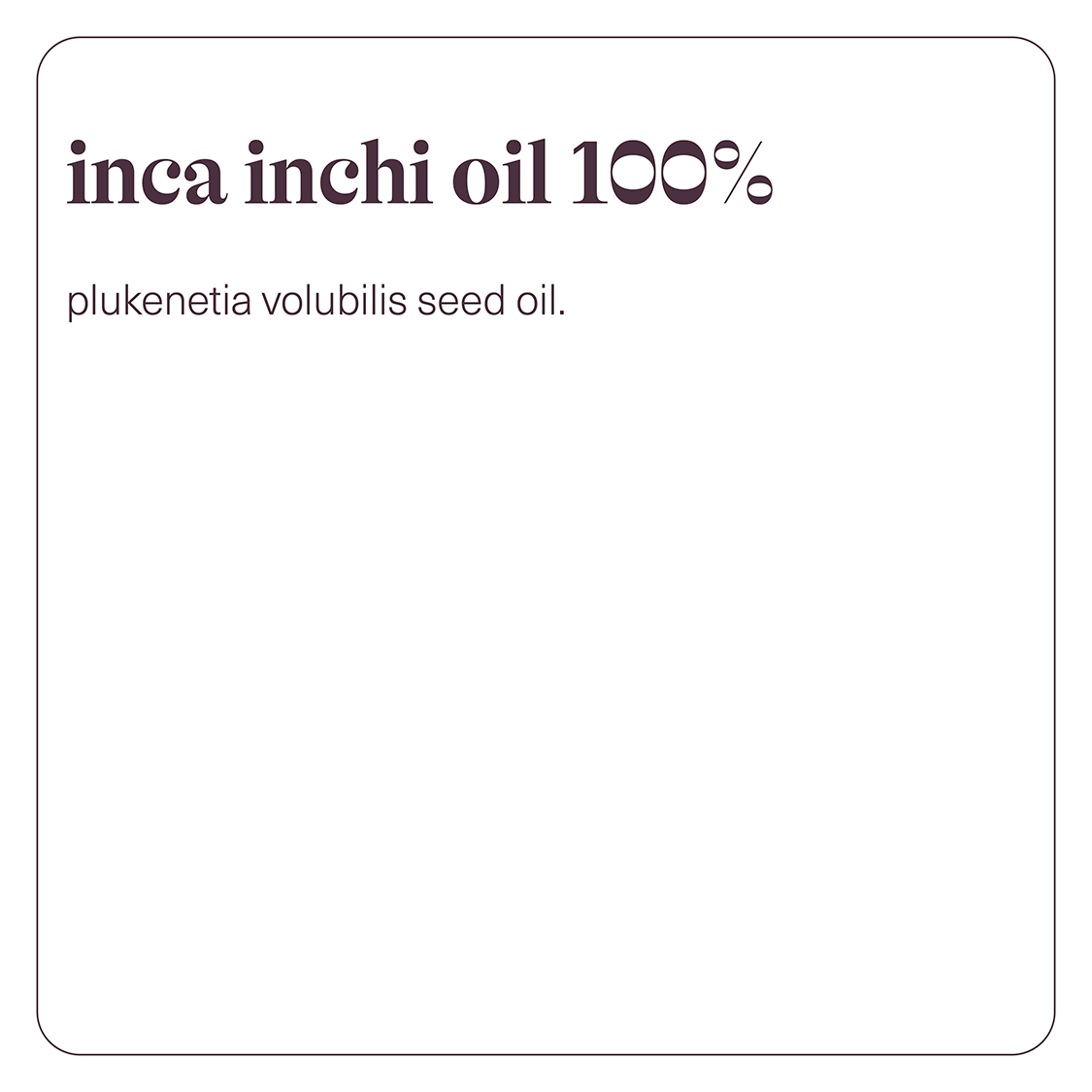 Inca inchi oil 100% professional – prescription-professional.nl